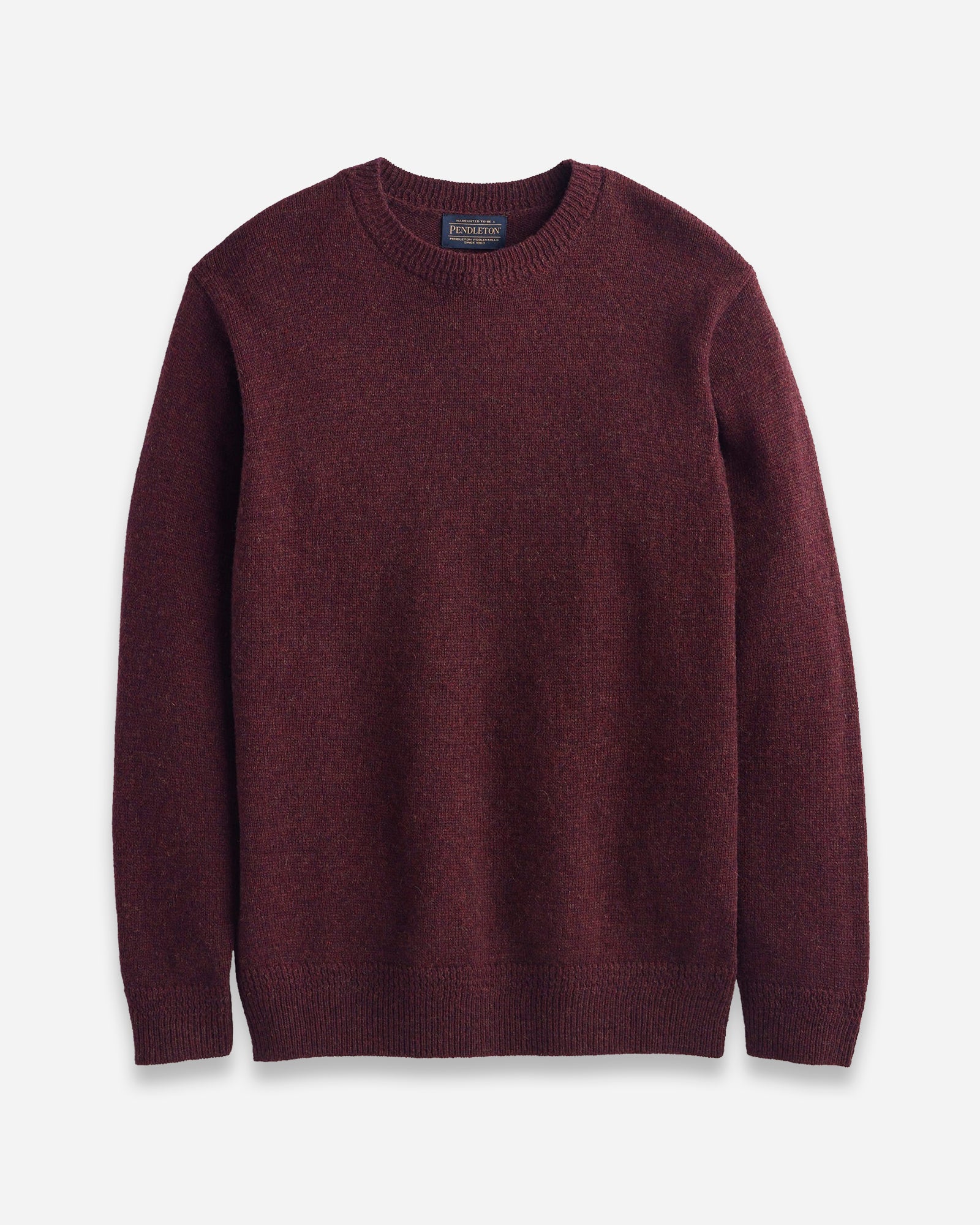 Pendleton Shetland Wool Crew Berry Mix