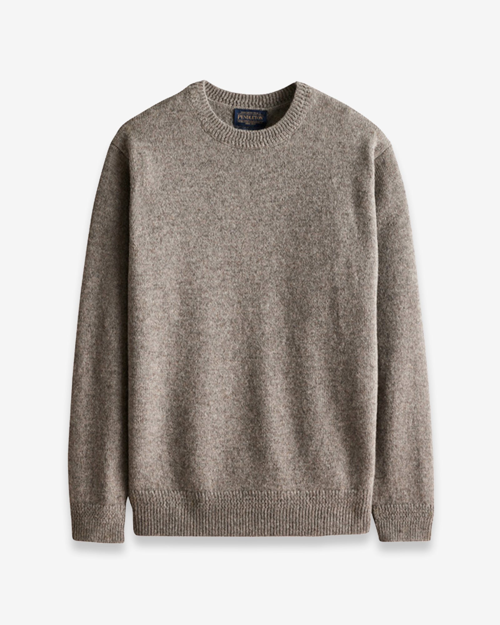 Pendleton Shetland Wool Crew Stone Heather
