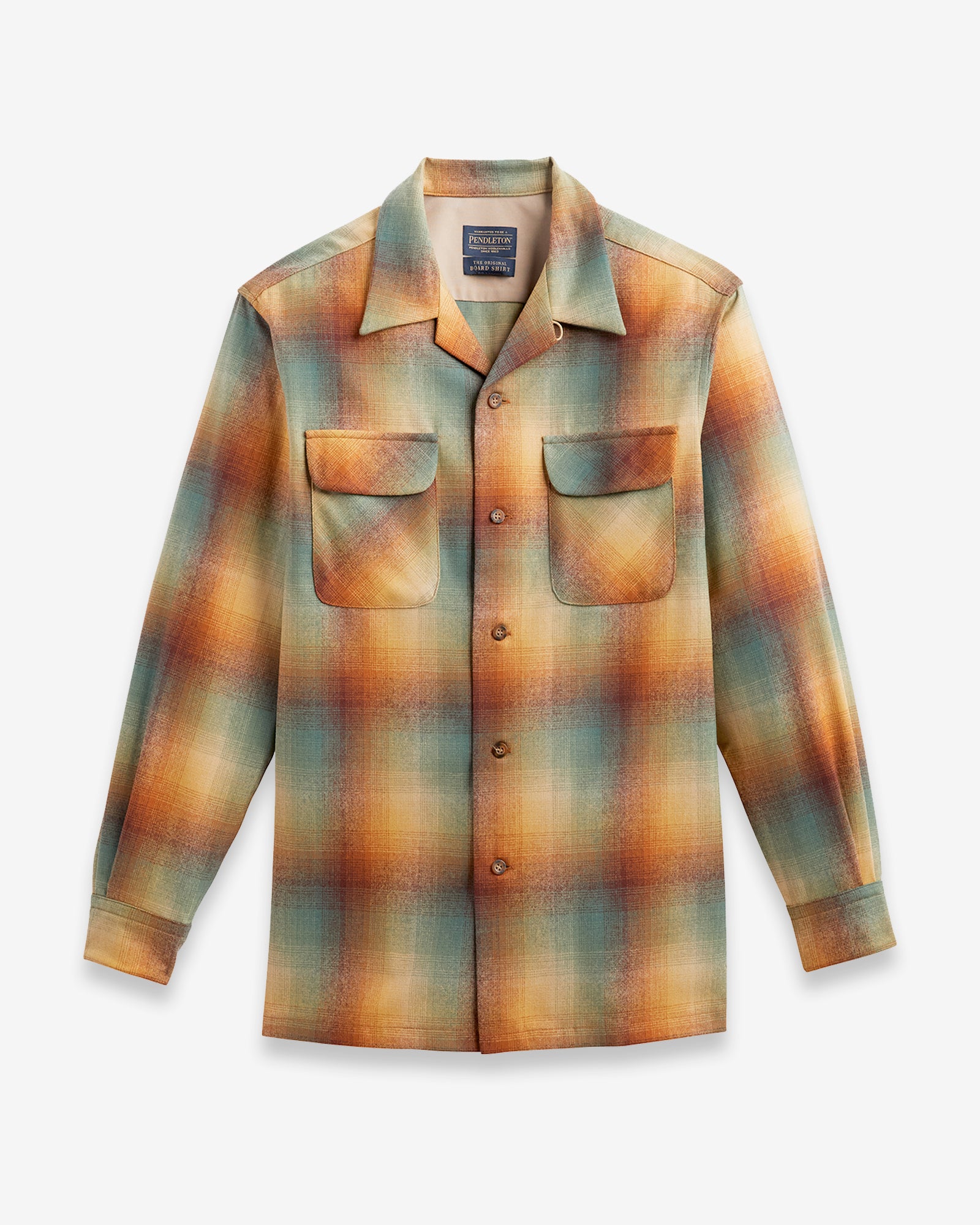 Pendleton Board Shirt Gold/Green Ombre