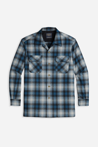 Original Board Shirt Blue/White/Black Ombre – Pendleton
